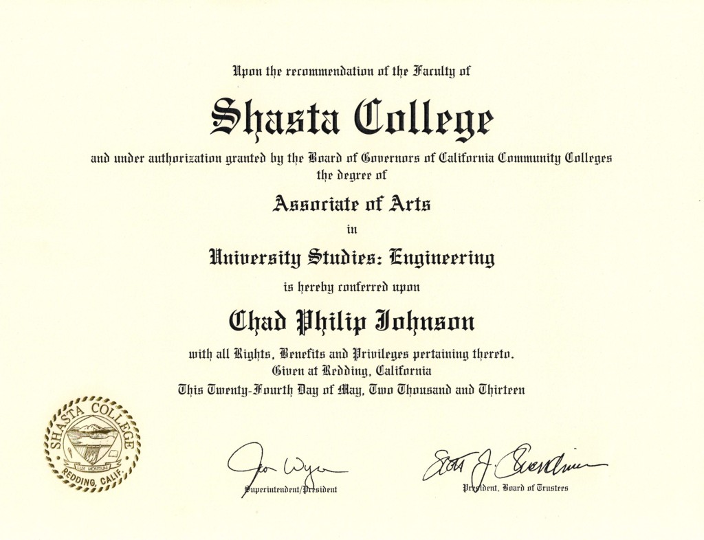Associate of Arts Degree in University Studies: Engineering | ChadSpace